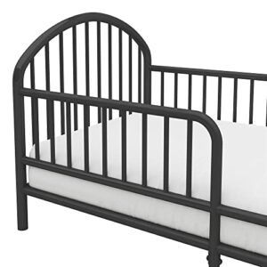 Little Seeds River Metal Toddler Bed, Black