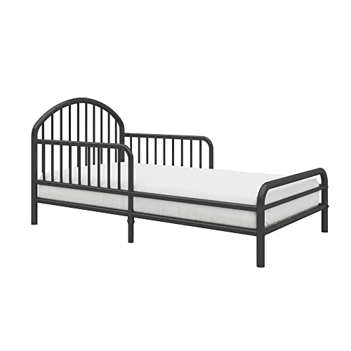 Little Seeds River Metal Toddler Bed, Black