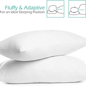 Nestl Toddler Pillow – Pack of 2 Baby Pillows for Sleeping – Organic Cotton Kids Pillow – Soft Cool Travel Kids Pillow – 13 x 18 Inches