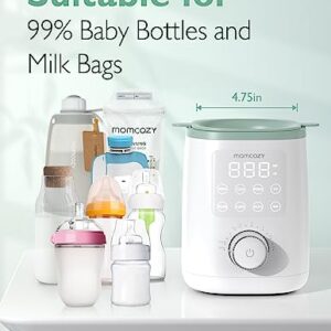 Momcozy Nutri Bottle Warmer, 9-in-1 Baby Bottle Warmer with Night Light, Accurate Temperature to Preserve Fullest Nutrients in Breast Milk, Bottle Warmers for All Bottles with Breastmilk or Formula