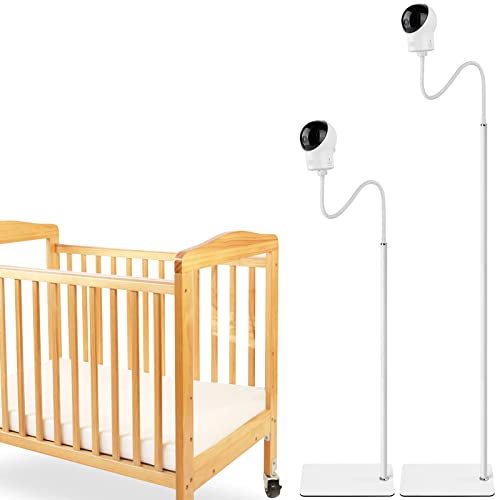 iTODOS Baby Monitor Floor Stand Holder for Eufy Spaceview, Spaceview Pro and Spaceview S Video Baby Monitor,Keep Baby Away from Touching,Strong and Heavy Metal Materials,More Safety