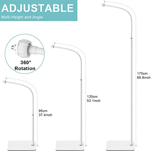 iTODOS Baby Monitor Floor Stand Holder for Eufy Spaceview, Spaceview Pro and Spaceview S Video Baby Monitor,Keep Baby Away from Touching,Strong and Heavy Metal Materials,More Safety