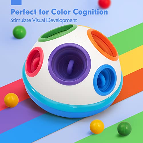 Toys for 1 Year Old Boy Girl - Toddler Sensory Toys Pop Fidget Toys Spinning Baby Montessori Toy for 1 Year Old Gifts Early Development Toy for Toddlers 1-3 Baby Toys 12-18 Months Birthday Gift