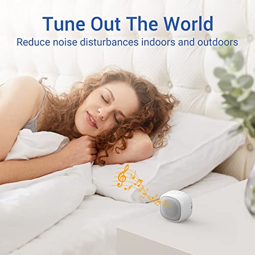 AIRSEE Mini White Noise Machine for Adults Kids and Babies Portable 13 Soothing Sound Machine, Rechargeable Compact Noise Machine for Home Office Travel Nursery Gift