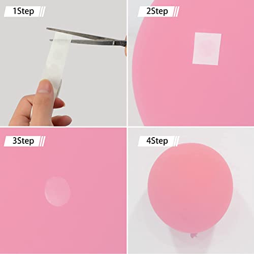 OWill Decorations DIY Scrapbooking 3000PCS Clear Glue Points, Removable Balloon Sticky Points Double Sided dots Tape, Extra Strong Sticky for Crafting Wedding Christmas Birthday Party