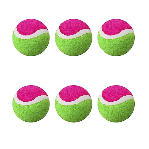 Aunnitery 6 Pcs Toss and Catch Ball Game Replacement Balls, Outdoor Games, Beach Toys, Perfect Beach Games Sets Playground Sets for Backyards 2.5 inches