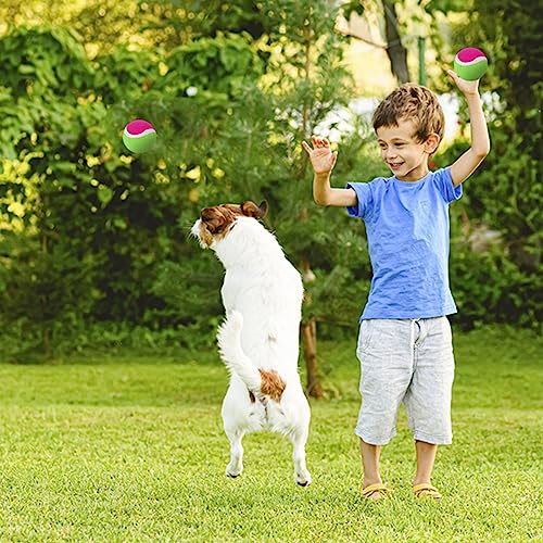 Aunnitery 6 Pcs Toss and Catch Ball Game Replacement Balls, Outdoor Games, Beach Toys, Perfect Beach Games Sets Playground Sets for Backyards 2.5 inches