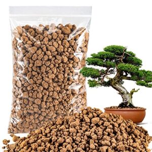 400g akadama soil bonsai soil - sukh akadama bonsai potting soil pon substrate for outdoor indoor plants conifer bonsai tree soil outlet top dressing lithops ficus…