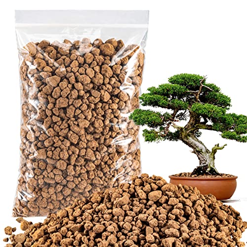 400g Akadama Soil Bonsai Soil - Sukh Akadama Bonsai Potting Soil Pon Substrate for Outdoor Indoor Plants Conifer Bonsai Tree Soil Outlet Top Dressing Lithops Ficus…