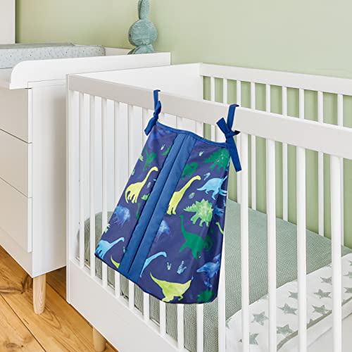 Diaper Organizer Stackers & Changing Pad Cover, 2pcs Baby Nursery Diaper Stacker, Dinosaur