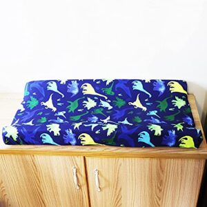 Diaper Organizer Stackers & Changing Pad Cover, 2pcs Baby Nursery Diaper Stacker, Dinosaur