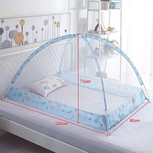 Crib Mosquito Net Breathable Crib Netting Canopy Universal Size Crib Tent Foldable Protection Mesh Net Cover Arched Crib Bug Netting Full Cover Easy Installation