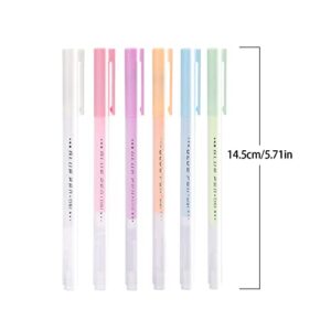 YEJAHY 6pcs Quick Dry Glue Pen, Adhesive Glue Pens Crafting Fabric Pen Liquid Glue Pen for Papercrafts, Handmade Stationery, DIY Foil-Stamping