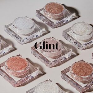 GLINT Glitter Gel, Frozen Opal (3.8g/0.13 oz) by LG Beauty - Multi-Use Body Makeup for Eyes, Cheeks, Body, and Hair. Rich Pigment, Long-Lasting Sparkle/Glitter for Party, Festival