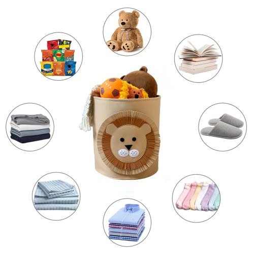 Elephant Cartoon Laundry Basket Organizer Box Toy Storage Bucket Children'S Nursery Toys Children'S Clothing Children'S Room Storage Bag