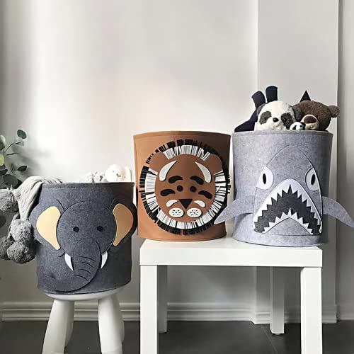 Elephant Cartoon Laundry Basket Organizer Box Toy Storage Bucket Children'S Nursery Toys Children'S Clothing Children'S Room Storage Bag