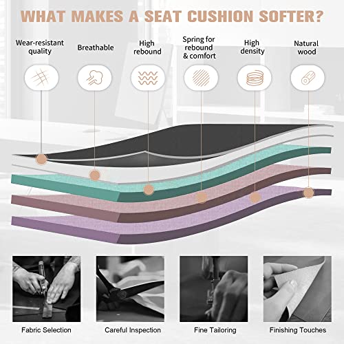 hzlagm Home Office Desk Chair, PU Leather Executive Office Chair, Home Office Computer Chair with Golden Flip-up Armrests, Swivel Rolling Chair with Ergonomic Support for Adult Working Study (White)