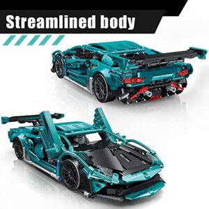 Mesiondy Sports Car Building Blocks Toys Boys or Adults Kits，1:14 MOC Building Set Raceing Car Model,Super Cars for Boys Age 12+ (1488Pcs)