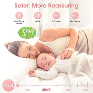 Electric Breast Pump Hands Free, Wearable Breast Pump, 2023 Upgraded 12 Levels 3 Modes & Remote Controller, BPA free Leak-Proof Breastfeeding Pumps, 1200mAH 6-8times Battery & LCD Screen, Pink