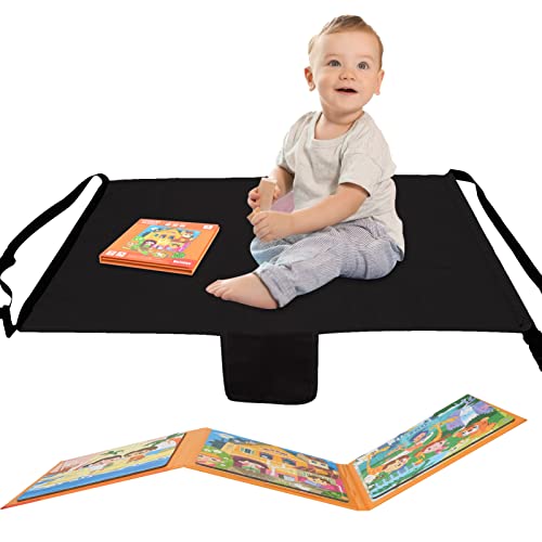 FIXMSV Toddler Airplane Bed, Portable Plane Bed for Kids, Flyaway Kids Bed Airplane with Magnetic Folding Puzzle, Plane Bed for Toddler is A Travel Necessity