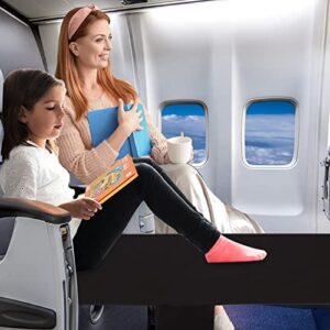 FIXMSV Toddler Airplane Bed, Portable Plane Bed for Kids, Flyaway Kids Bed Airplane with Magnetic Folding Puzzle, Plane Bed for Toddler is A Travel Necessity