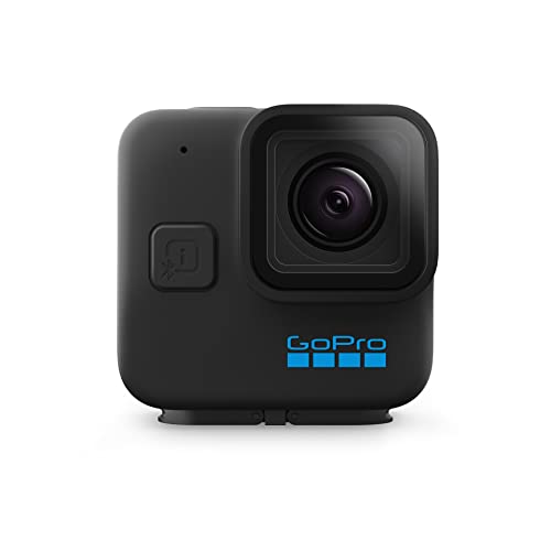 GoPro HERO11 Black Mini - Compact Waterproof Action Camera with 5.3K60 Ultra HD Video, 24.7MP Frame Grabs, 1/1.9" Image Sensor, Live Streaming, Stabilization (Renewed)