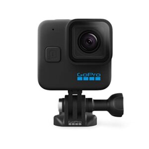 GoPro HERO11 Black Mini - Compact Waterproof Action Camera with 5.3K60 Ultra HD Video, 24.7MP Frame Grabs, 1/1.9" Image Sensor, Live Streaming, Stabilization (Renewed)