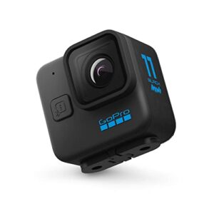 GoPro HERO11 Black Mini - Compact Waterproof Action Camera with 5.3K60 Ultra HD Video, 24.7MP Frame Grabs, 1/1.9" Image Sensor, Live Streaming, Stabilization (Renewed)