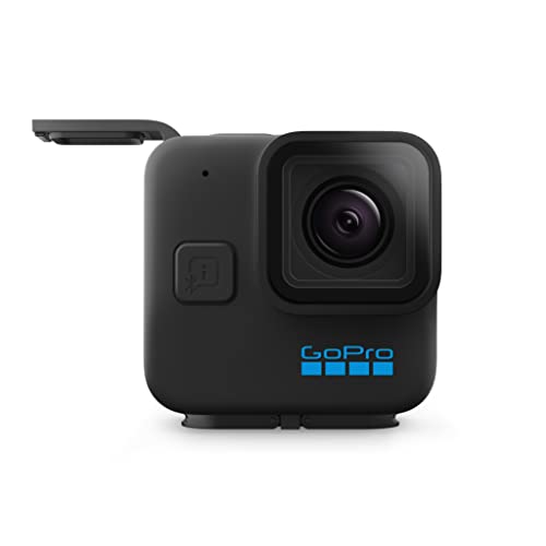 GoPro HERO11 Black Mini - Compact Waterproof Action Camera with 5.3K60 Ultra HD Video, 24.7MP Frame Grabs, 1/1.9" Image Sensor, Live Streaming, Stabilization (Renewed)