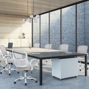 Office Chair, Desk Chair, Ergonomic Home Office Desk Chairs, Computer Chair with Flip up Armrests, Mesh Desk Chairs with Wheels, Office Desk Chair, Mid-Back Task Chair with Ergonomic Lumbar Support