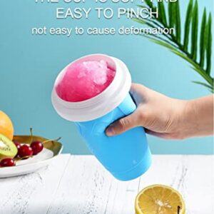 Slushy Cup Maker, Cleaning Brush Included, Slushie Cup, Slushy Maker Cup, Double Layer Durable Cooling Cup, Squeeze Cup, Slushie Maker, DIY Slushie Smoothie Maker, Must Haves 2023