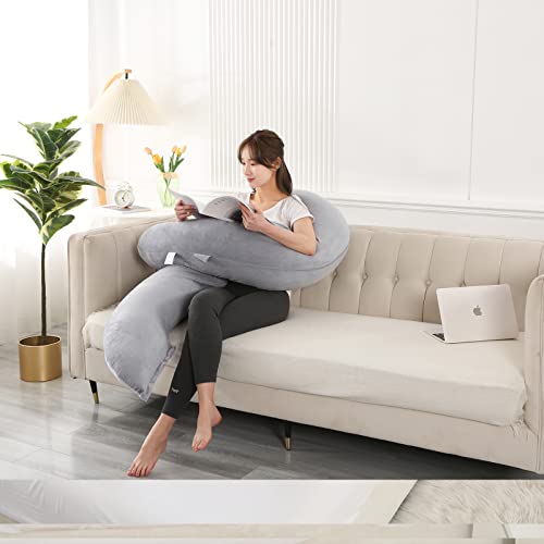 Bllgrass u Shaped Pregnancy Pillows,Pregnancy Pillows for Sleeping,Maternity Pillow for Pregnant Women,Full Body Pillow,Best Pregnancy Pillow,Best Pregnancy Embrace Pillow