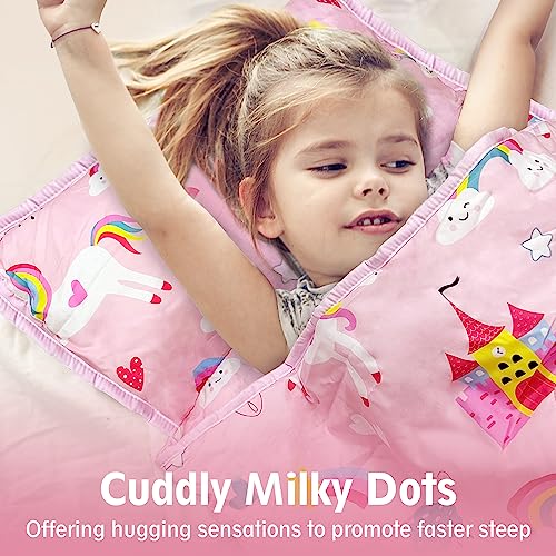 LIDEMA Toddler Nap Mat with Pillow and Blanket, Cozy and Durable Toddler Nap Mat for Daycare and Preschool, Travel and Camping, 22.1" x 55.1", Lightweight and Soft Sleeping Bags for Kids - Pink