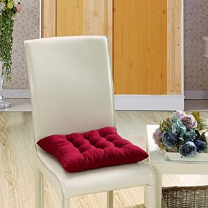 Solid Chair Pad Seat Cushion for Truck Indoor Outdoor Garden Patio Home Kitchen Office Chair Seat Cushion Pads Redfor Kitchen Dining Office Chair