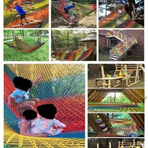 Tree House net Climbing Net Kids Outdoor Treehouse for Kids and Adults Playground Play Safety Net Climbing Cargo net Tree House Accessories Double Layers (Size : 3X4.5m)