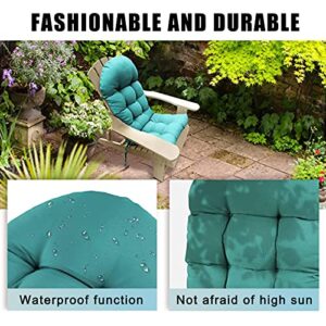 RISELY Rocking Chair Cushions Indoor Nursery, High Back Rocking Chair Cushion 44x19x4 inch, Outdoor Seat Back Chair Cushion Sunscreen and Fade-Resistant