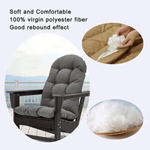 RISELY Chair Cushions for Rocking Chair Back & Seat, High Back Rocking Chair Cushion 44x19x4 inch, Outdoor Seat Back Chair Cushion Sunscreen and Fade-Resistant