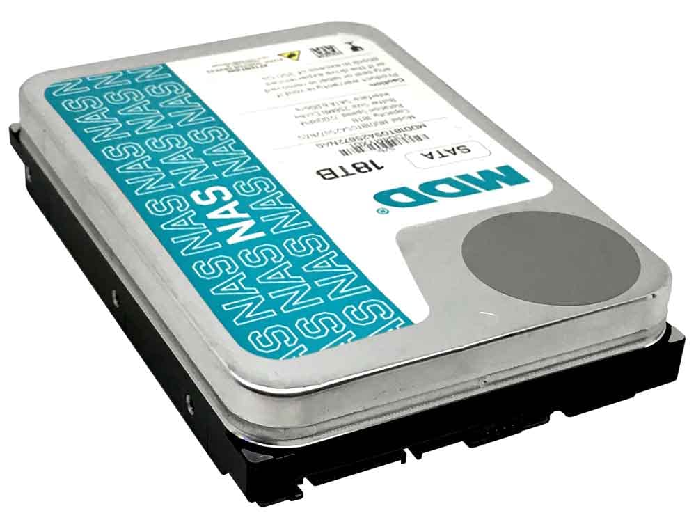 MDD (MD18TSATA25672NAS) 18TB 7200 RPM 256MB Cache SATA 6.0Gb/s 3.5" Internal NAS Hard Drive - 5 Years Warranty (Renewed)