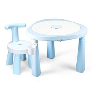 walnut environmental protection material kindergarten table and chair structure firm children's toy small table and chair set non-slip