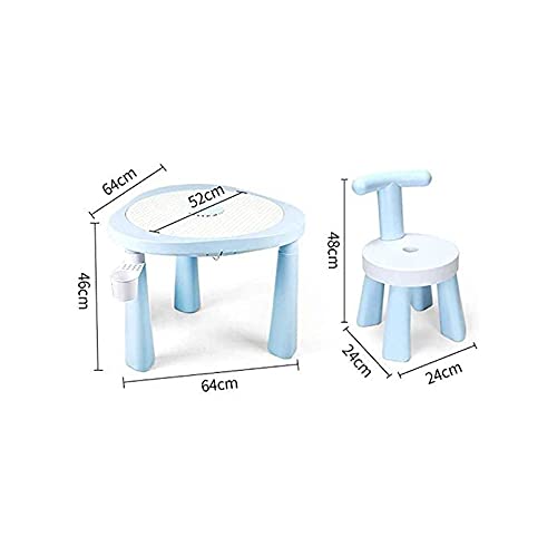 Walnut Environmental Protection Material Kindergarten Table and Chair Structure Firm Children's Toy Small Table and Chair Set Non-Slip