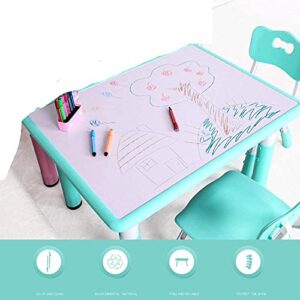 Walnut Children's Tables and Chairs Kindergarten Plastic Table and Chairs Games to Eat Painting Graffiti Can Lift Baby Study Table