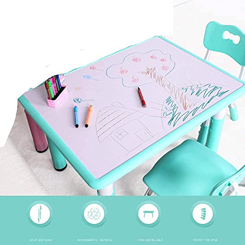 Walnut Children's Tables and Chairs Kindergarten Plastic Table and Chairs Games to Eat Painting Graffiti Can Lift Baby Study Table