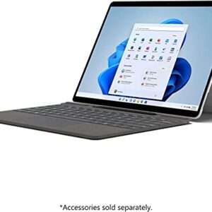 Microsoft Surface Pro X Tablet, 13" PixelSense Touchscreen Display, SQ1, 8GB Memory, 128GB Solid State Drive, Qualcomm Adreno 685 GPU, Windows 11 Home, Surface Laptop, Platinum (Renewed)