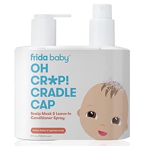 FridaBaby Electric NoseFrida & Oh Cr*p! Cradle Cap Flake Fixer Scalp Spray + Scalp Mask Duo & The 3-Step Cradle Cap System