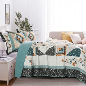 BEDIFANY Clearance Queen Size Quilt,Soft Bedspread Queen Size Lightweight Quilted Coverlets Queen Quilt Bedding Sets for Bed Decorations for All Seasons