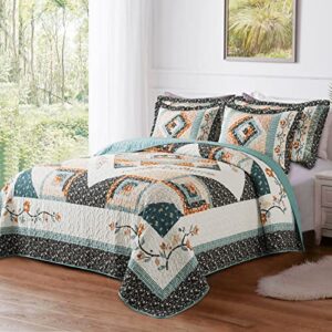 BEDIFANY Clearance Queen Size Quilt,Soft Bedspread Queen Size Lightweight Quilted Coverlets Queen Quilt Bedding Sets for Bed Decorations for All Seasons