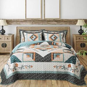 BEDIFANY Clearance Queen Size Quilt,Soft Bedspread Queen Size Lightweight Quilted Coverlets Queen Quilt Bedding Sets for Bed Decorations for All Seasons