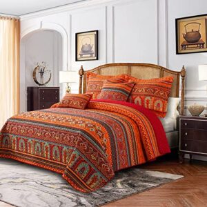 BEDIFANY Clearance Queen Size Quilt,Soft Bedspread Queen Size Lightweight Quilted Coverlets Queen Quilt Bedding Sets for Bed Decorations for All Seasons