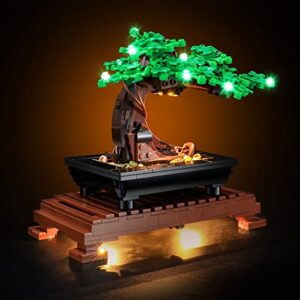 boozuu light kit for lego-10281 bonsai tree - compatible with lego botanical collection building blocks model- not include lego set