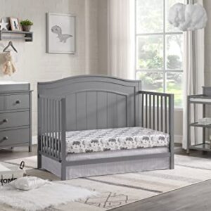 Oxford Baby Nolan 4-in-1 Convertible Crib, Dove Gray, GreenGuard Gold Certified